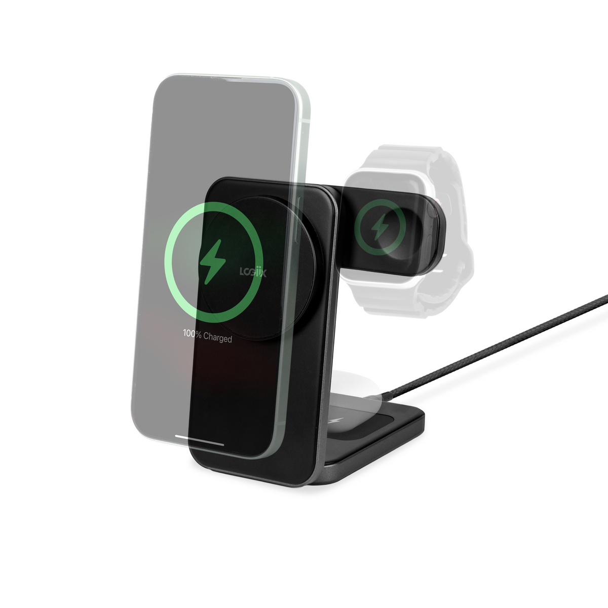 LOGiiX 3-in-1 Foldable Charging Stand Mag