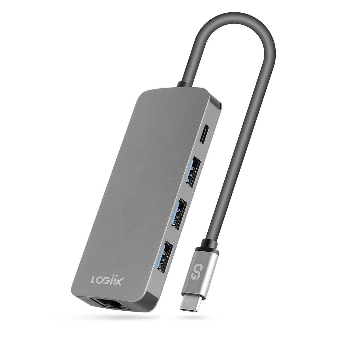 LOGiiX USB Type-C to 8-in-1 Multiport Hub
